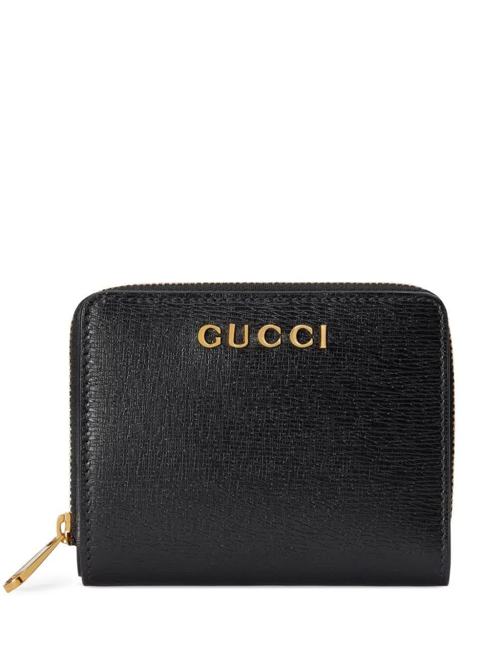 Gucci Mini Wallet Written With in Black for Men | Lyst UK