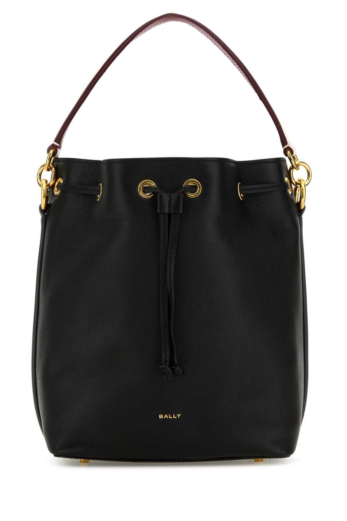 Bally Leather Code Bucket Bag in Black for Men | Lyst UK