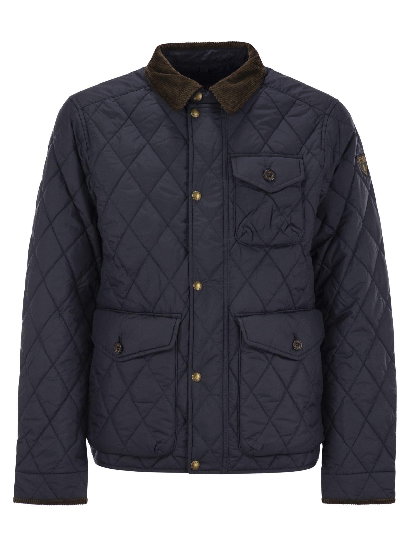 Polo Ralph Lauren The Quilted Beaton Jacket in Blue for Men | Lyst