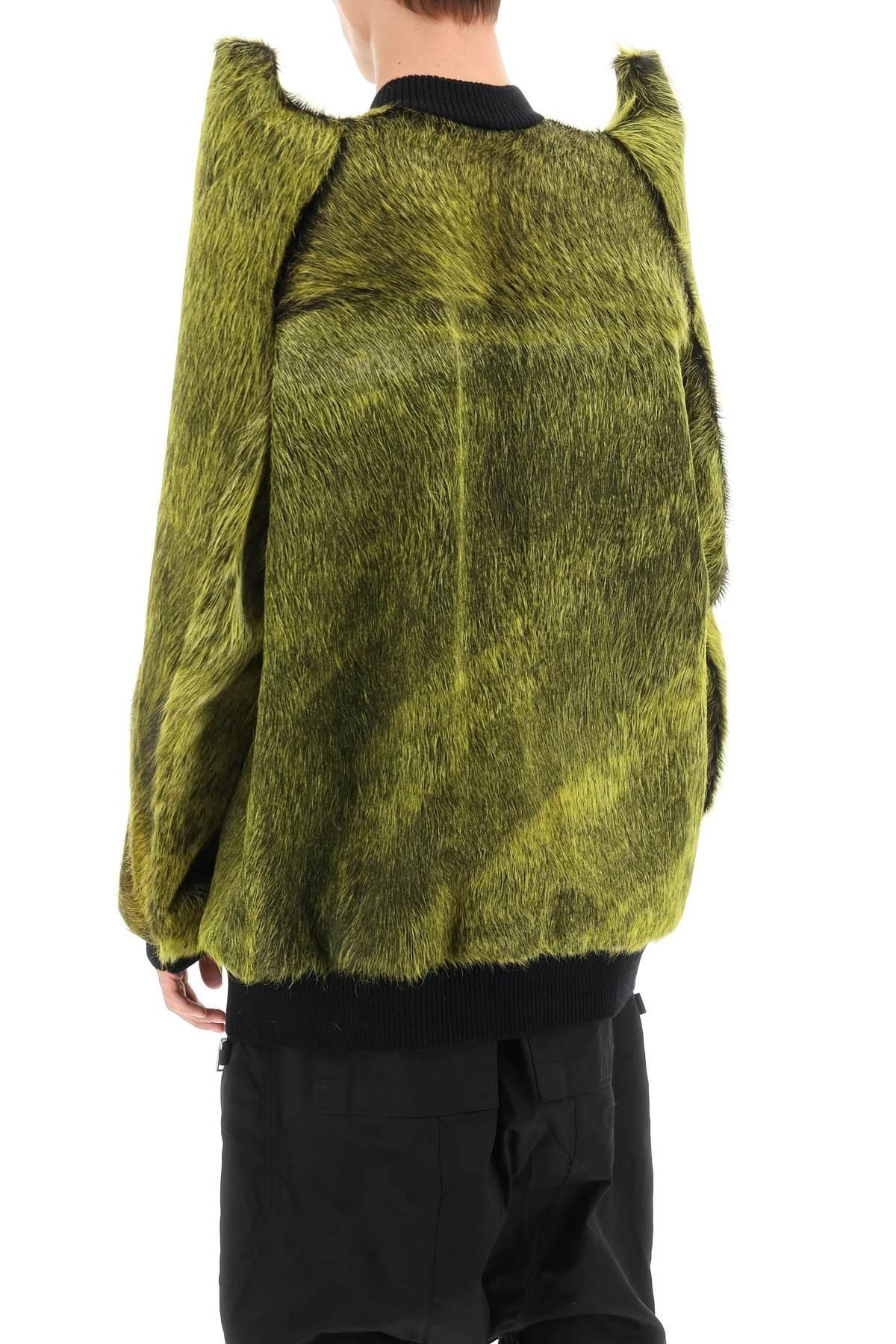 Rick Owens Jumbo Tec Flight Bomber Jacket in Green for Men Rick Owens Jumbo Tec Flight Bomber Jacket in Green for Men