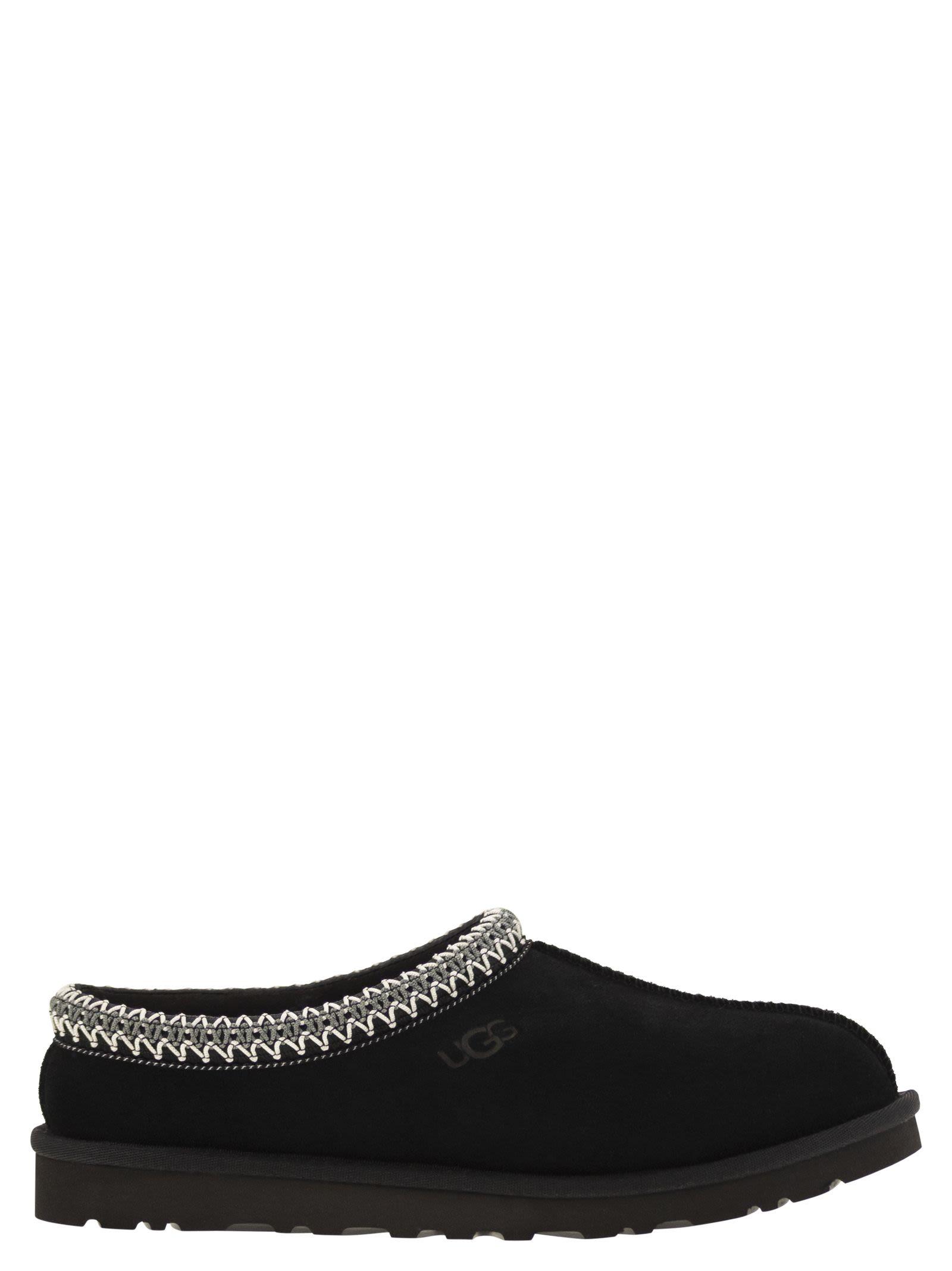 UGG Tasman Suede Sabot in Black for Men | Lyst