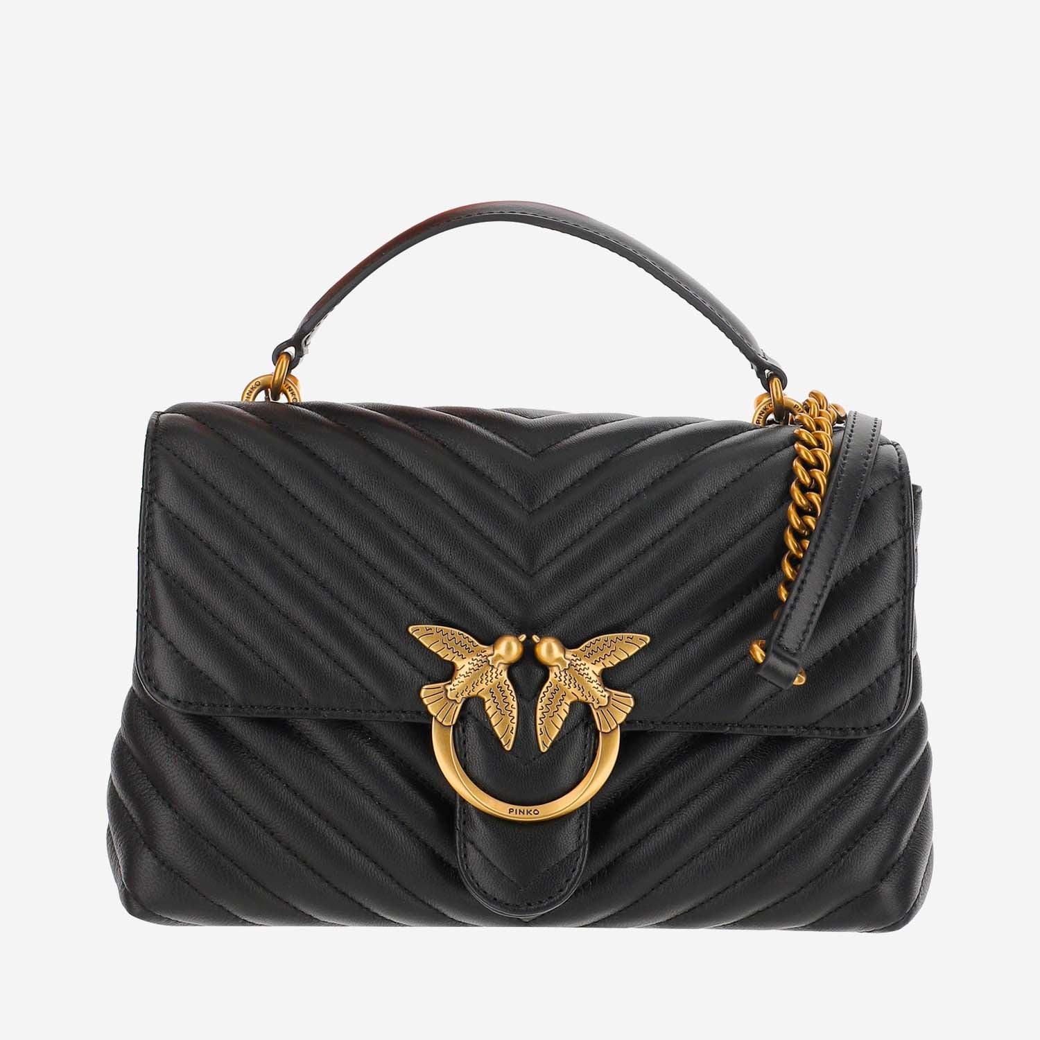 Pinko Love Lady Puff Big Bag in Black | Lyst
