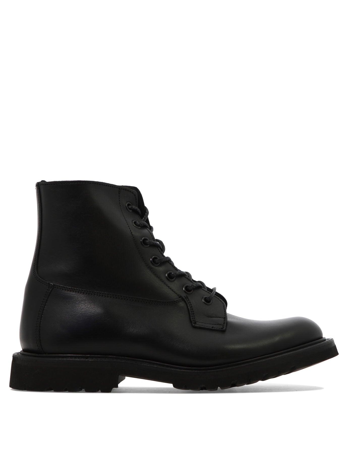 Tricker's "burford" Combat Boots in Black for Men | Lyst