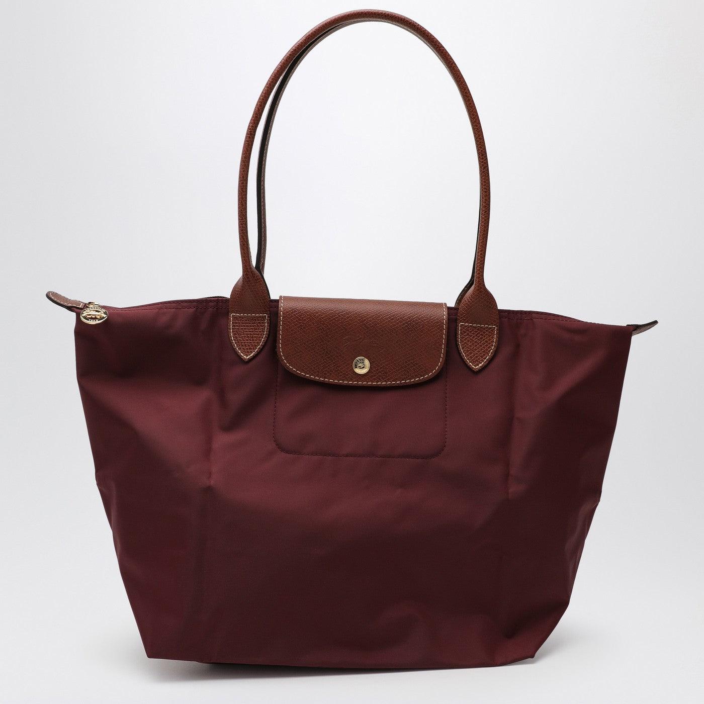 Longchamp Le Pliage Original L Bag in Red | Lyst
