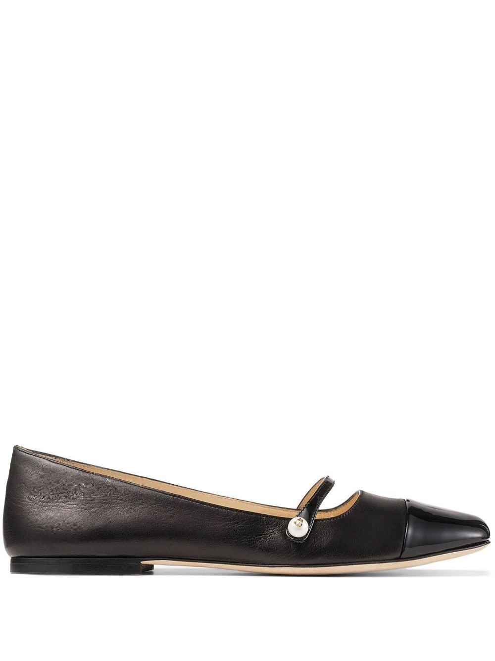 Jimmy Choo Elisa Flat Patent Leather Flats in Black for Men | Lyst