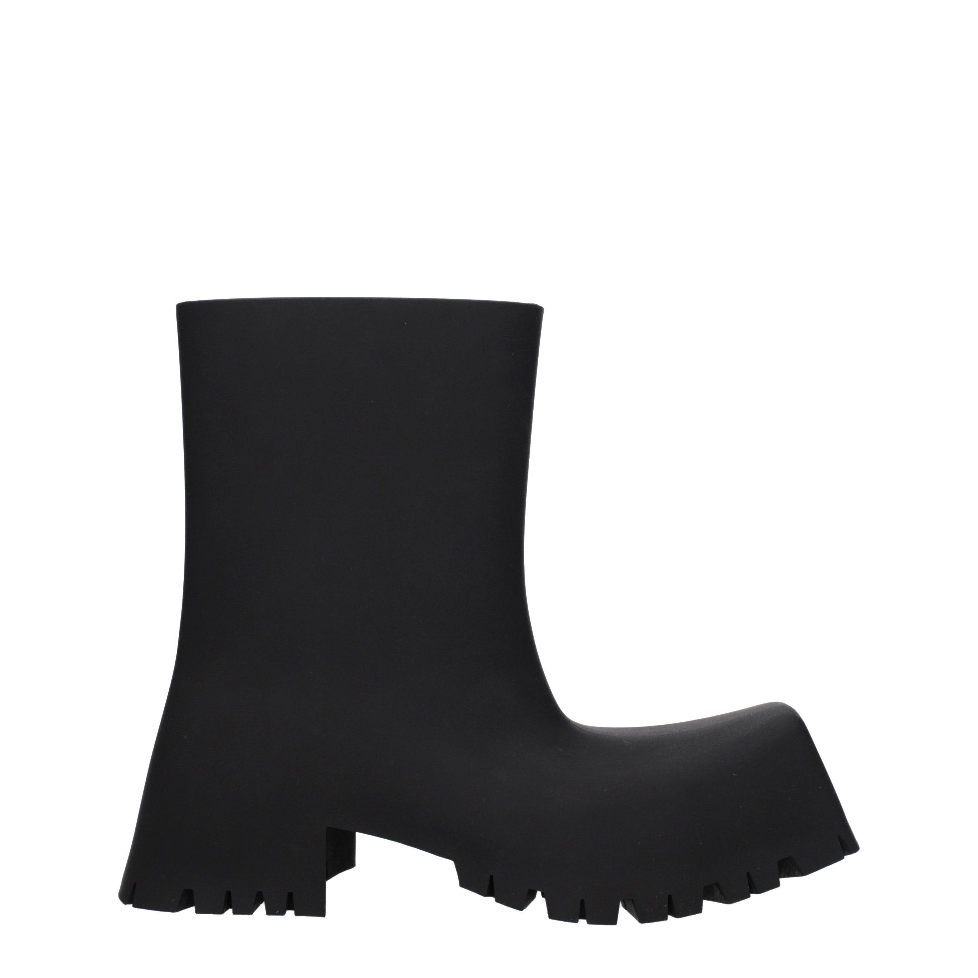 Balenciaga Trooper Boots Rubber in Black for Men | Lyst