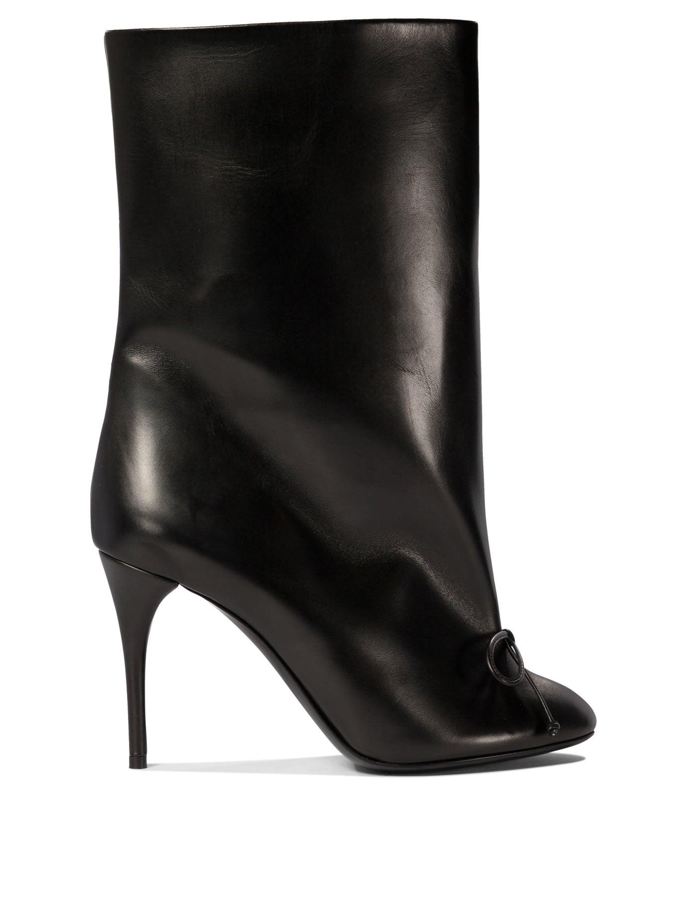 Alaïa "Décolleté" Ankle Boots in Black | Lyst