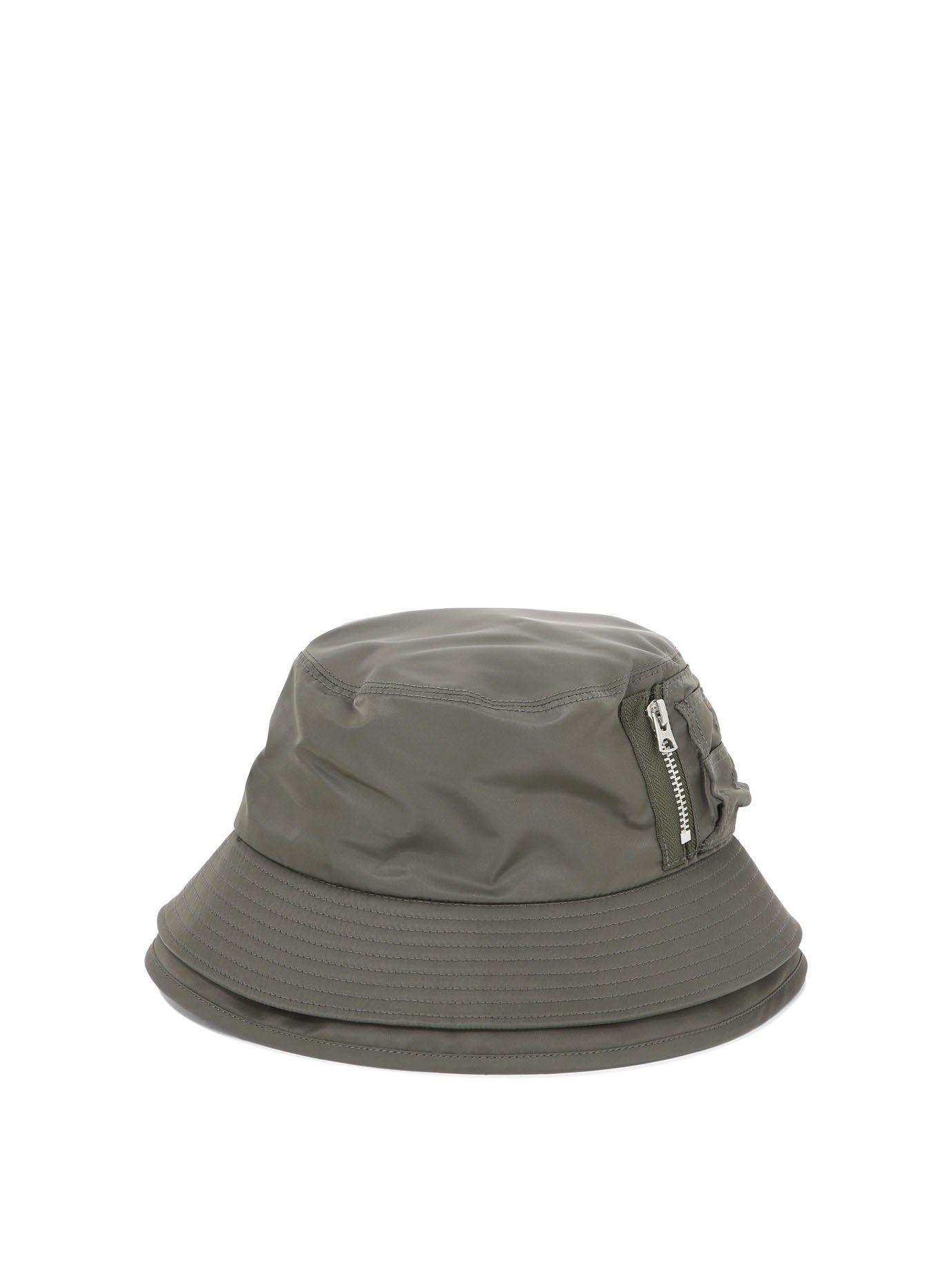 Sacai "pocket" Bucket Hat in Gray for Men | Lyst