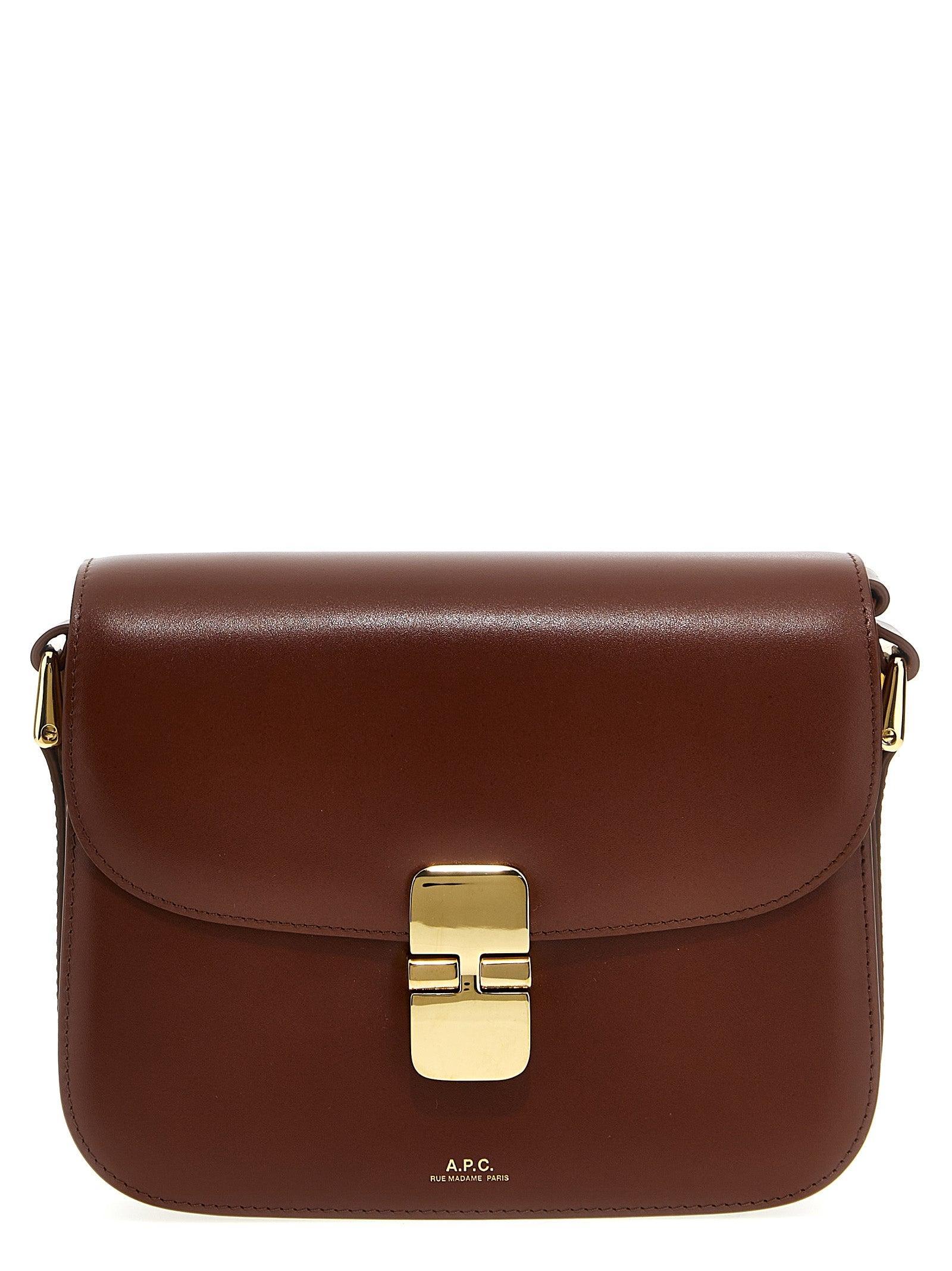 A.P.C. 'Grace Small' Crossbody Bag in Brown | Lyst UK