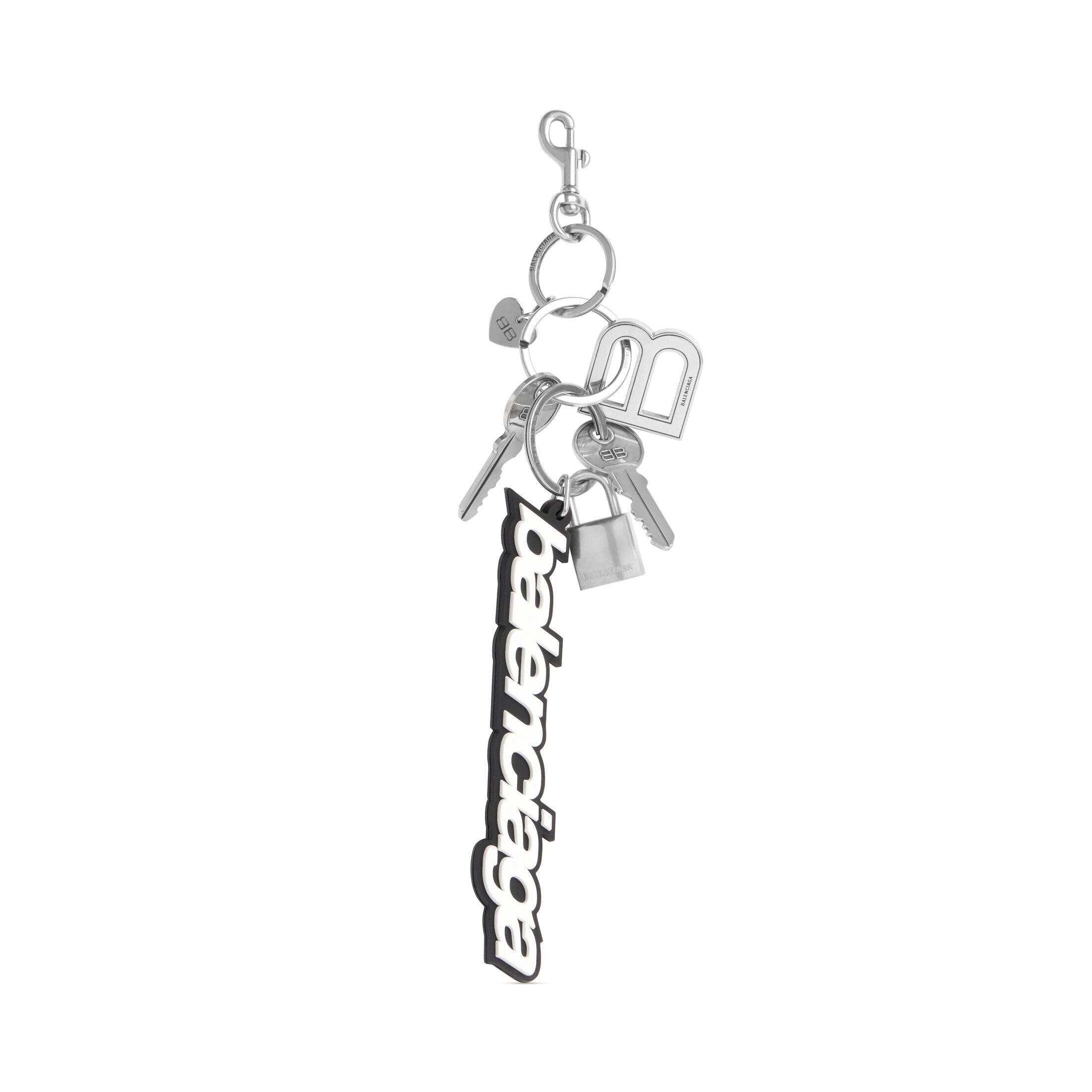 Balenciaga Kit Keychain in Metallic | Lyst