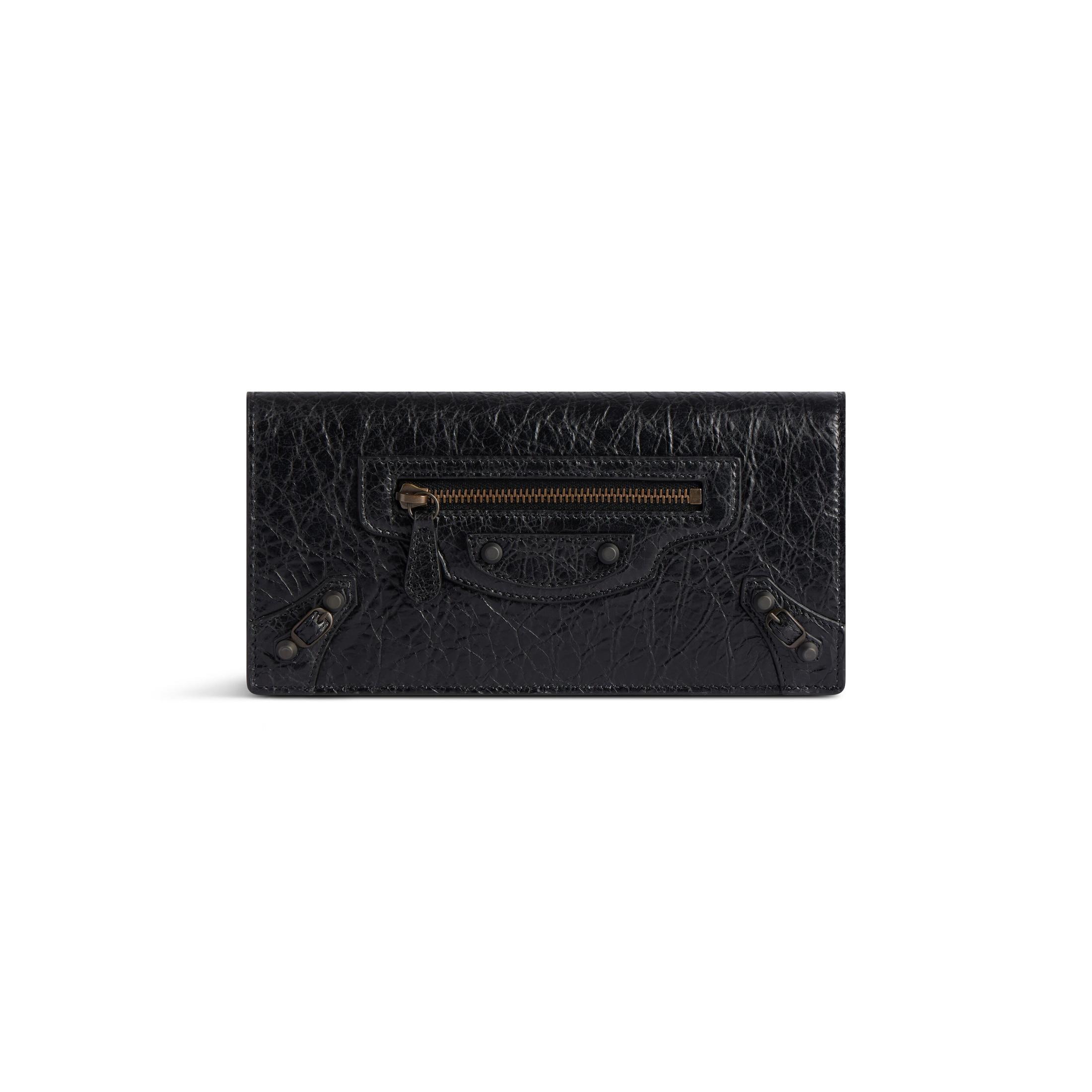Balenciaga Le City Money Long Wallet in Black | Lyst