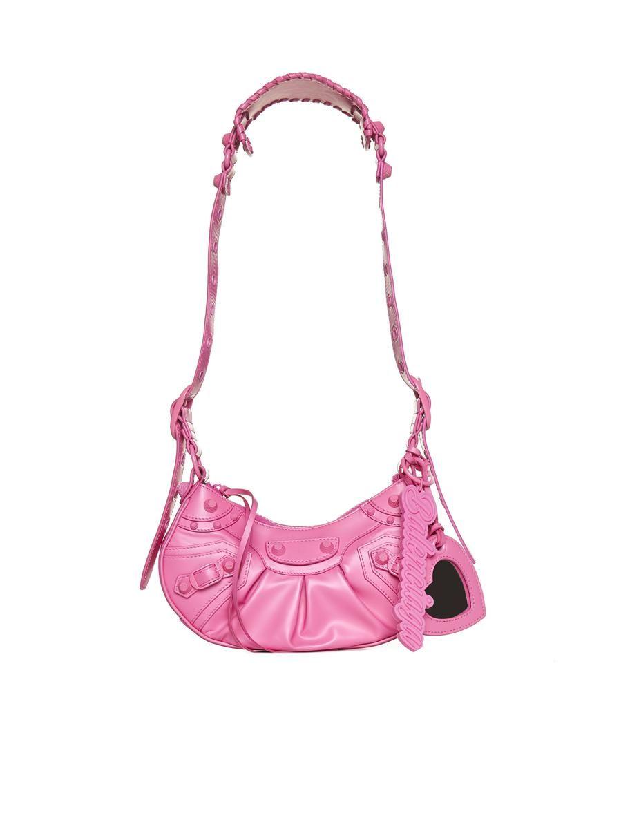 Balenciaga Le Cagole Xs Leather Bag in Pink | Lyst
