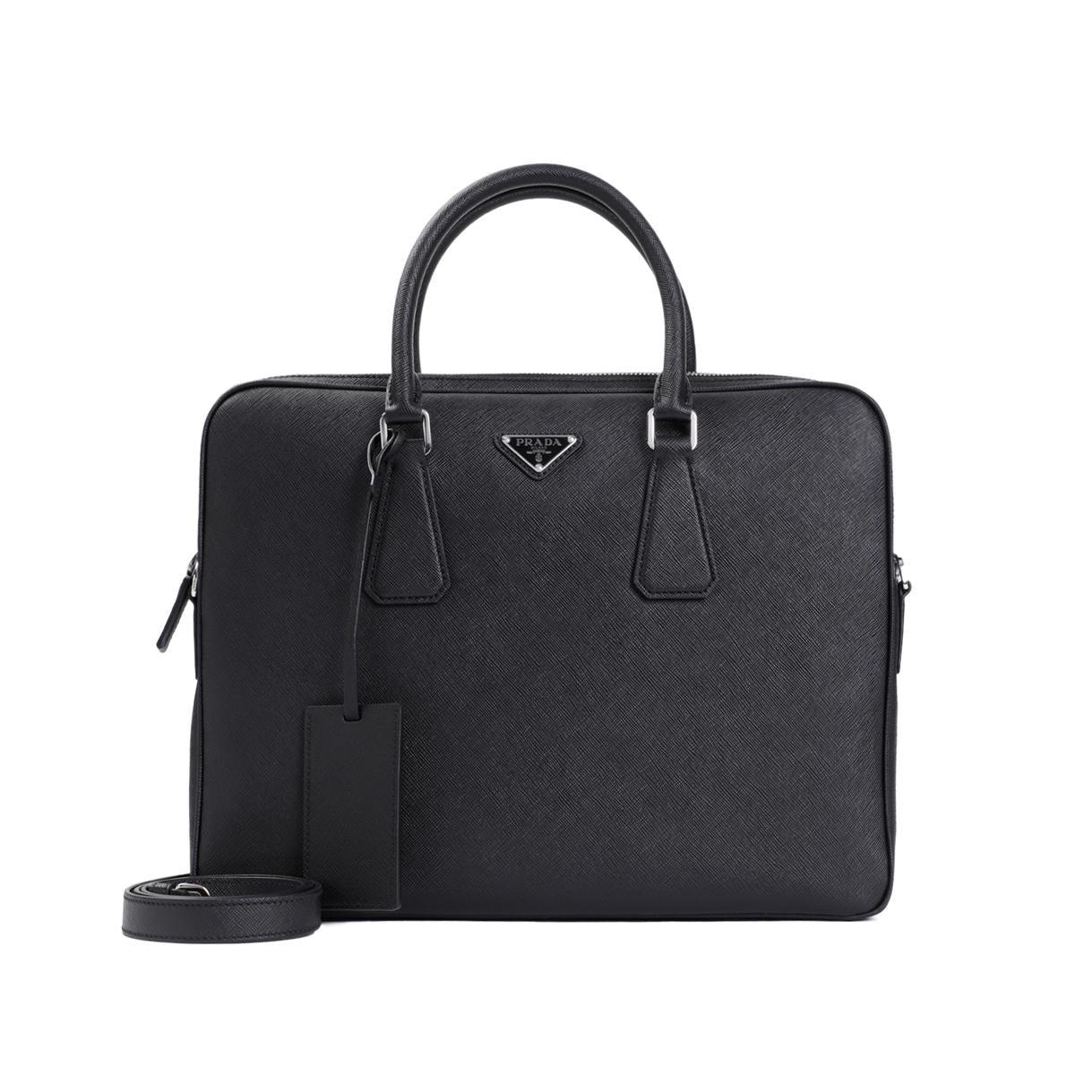 Prada Laptop & Briefcases in Black for Men | Lyst