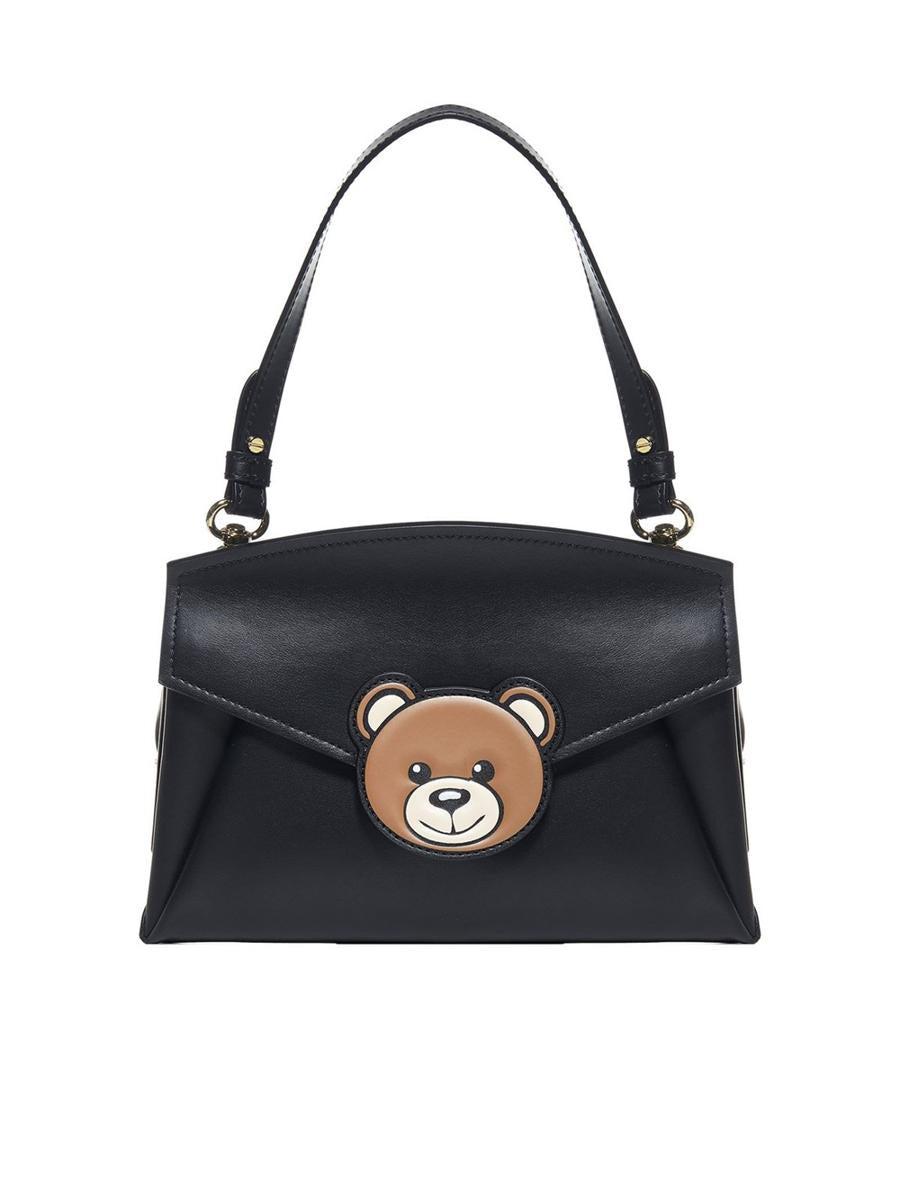 Moschino Teddy Bear Flap Tote Bag in Black | Lyst