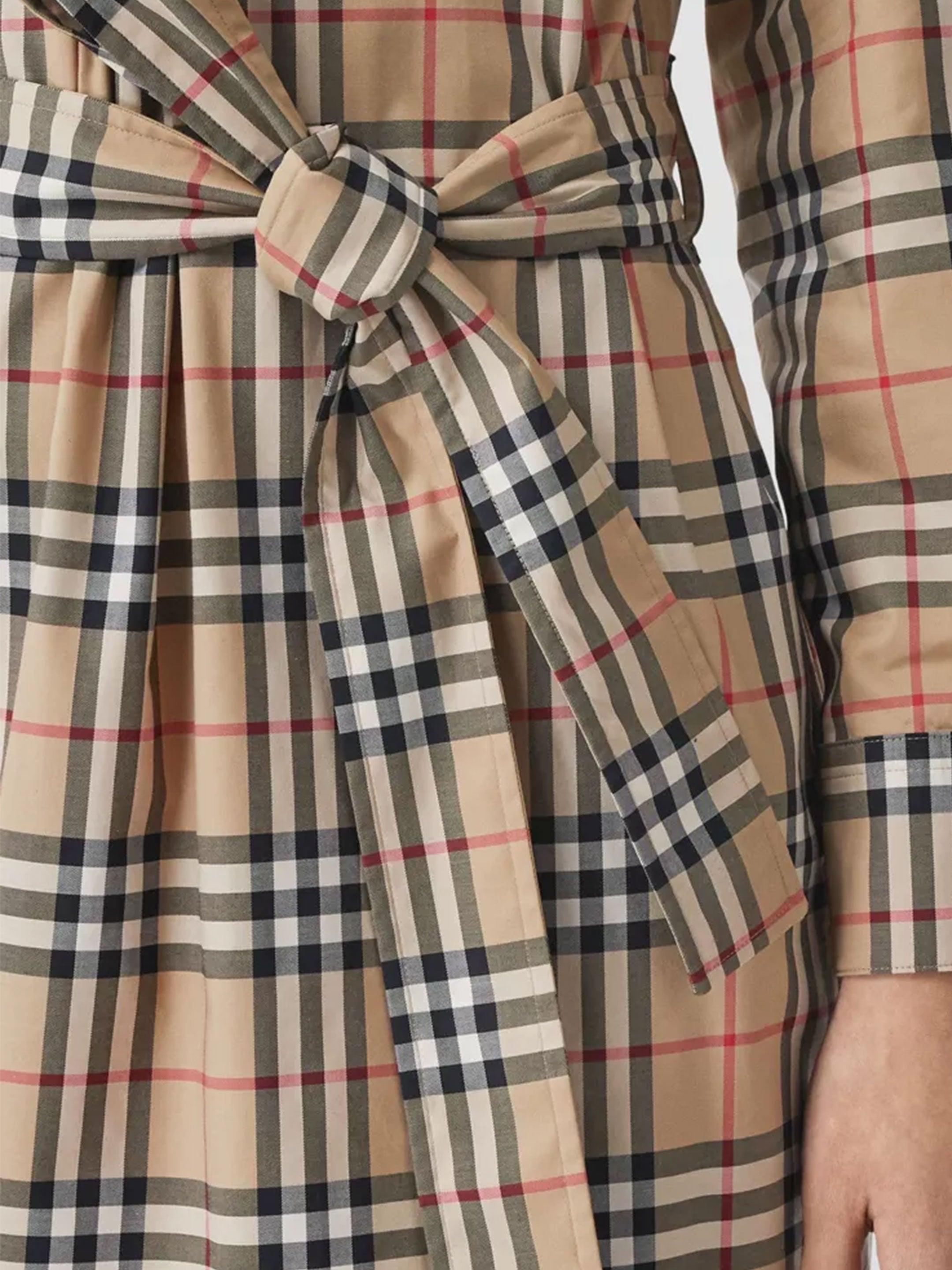 manipulate Temple Loosen burberry vintage check dress Go to the circuit fringe opener