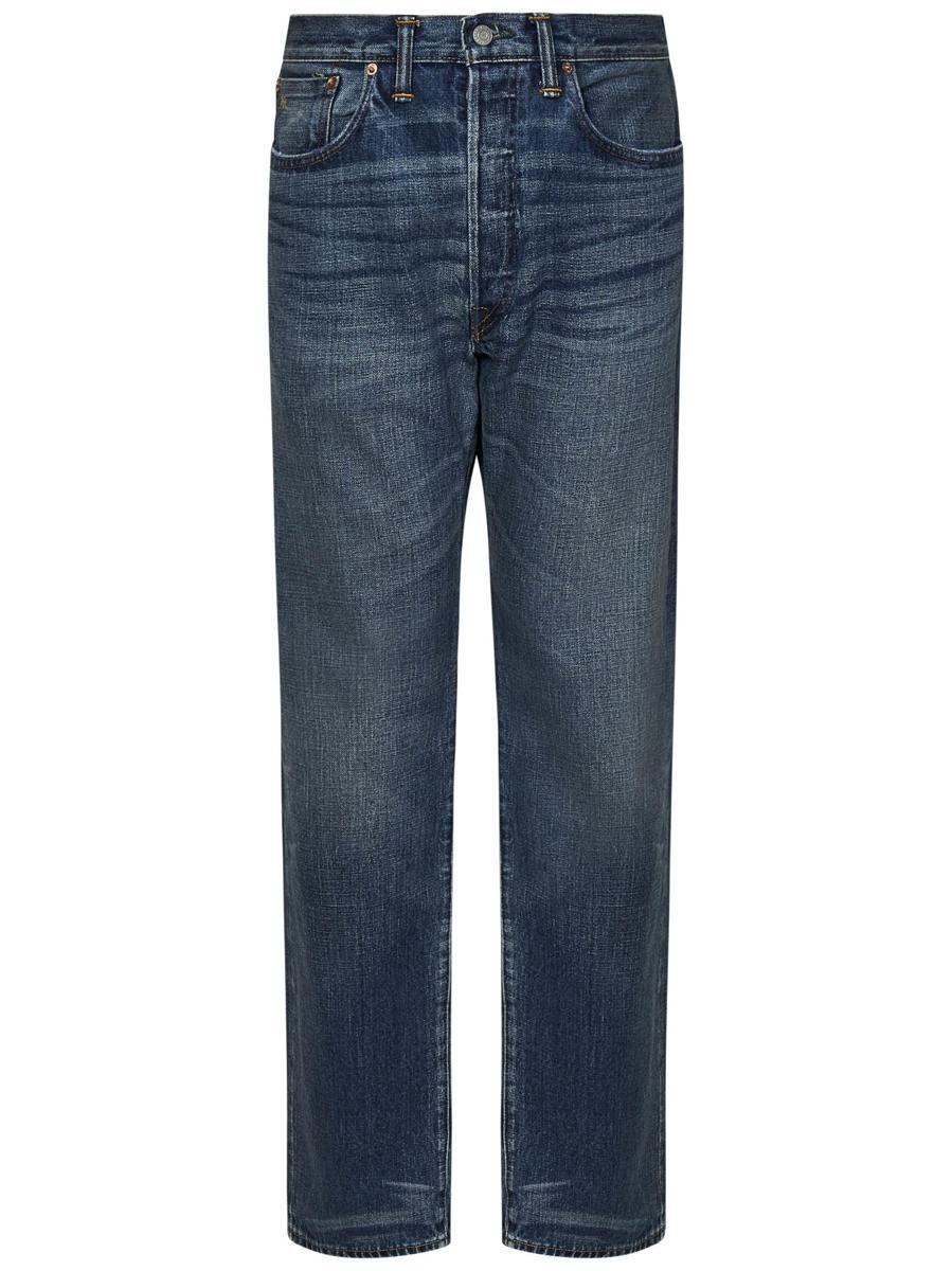 RRL Ralph Lauren Straight Fit Hillsview Jeans in Blue for Men | Lyst