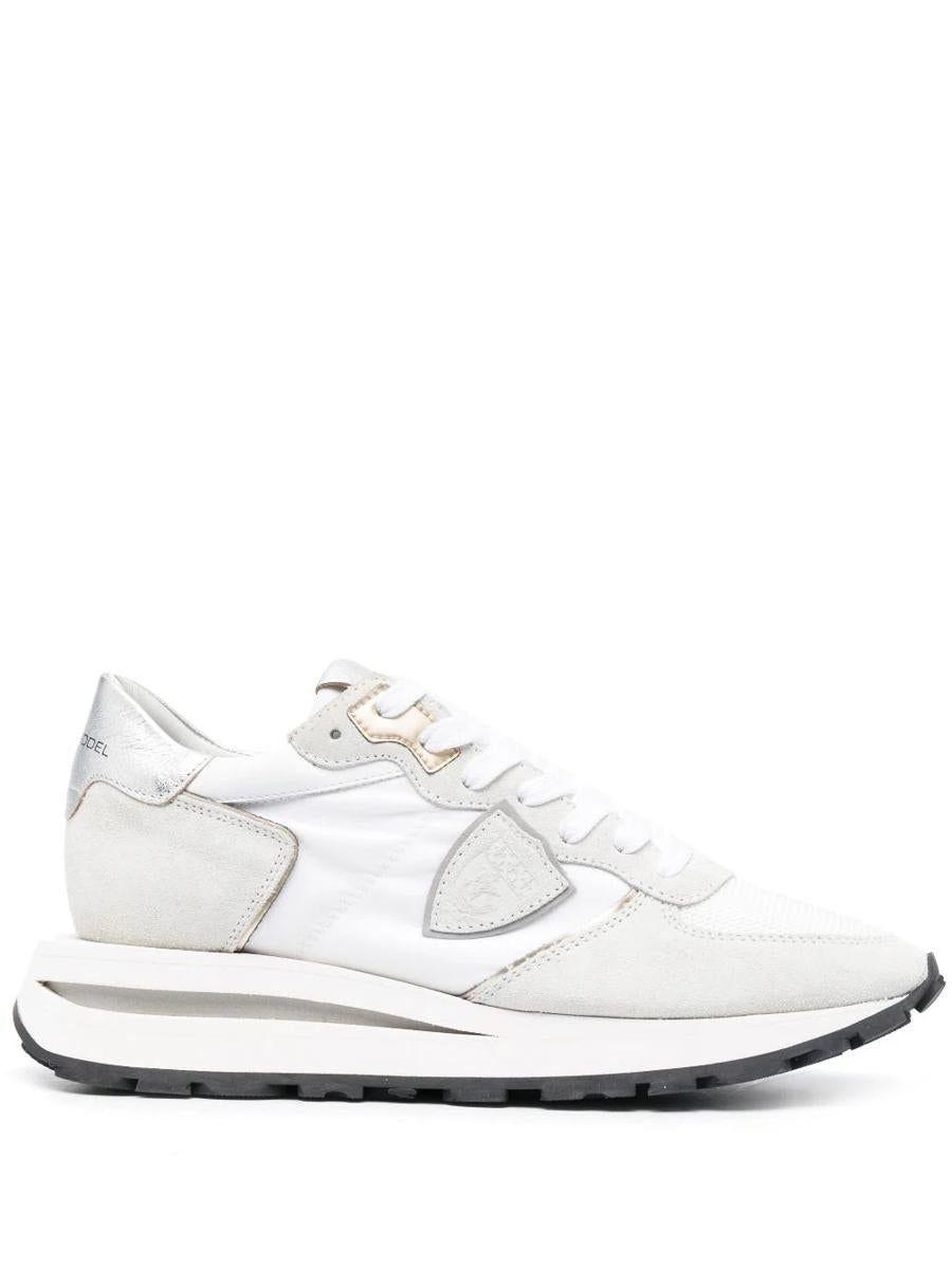 Philippe Model And Grey Tropez Haute Low Sneakers in White | Lyst