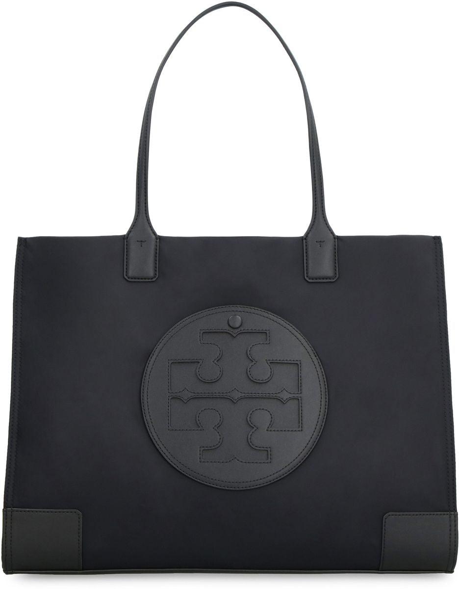 Tory Burch Ella Shopping Bag in Black | Lyst