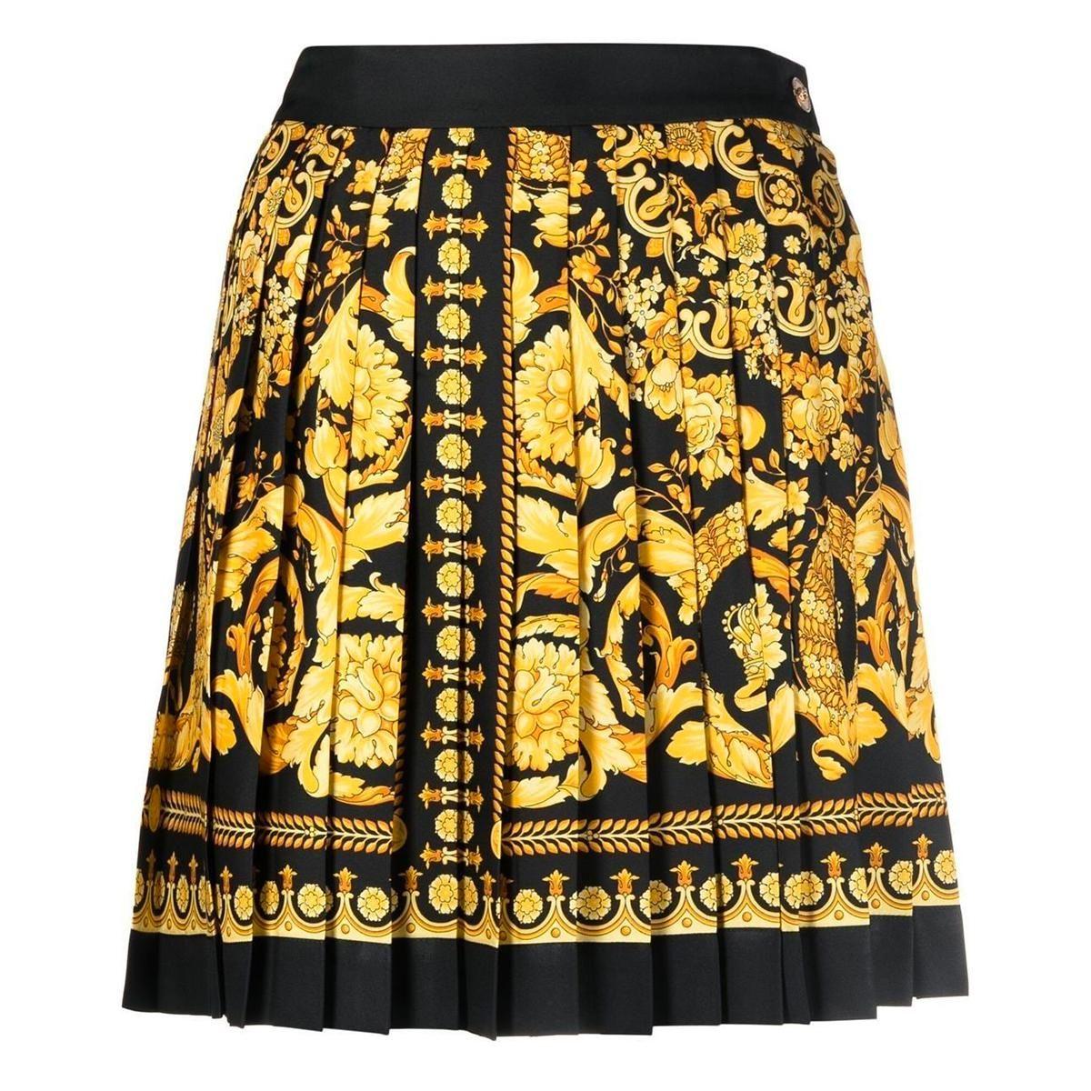 Versace Skirts in Yellow | Lyst