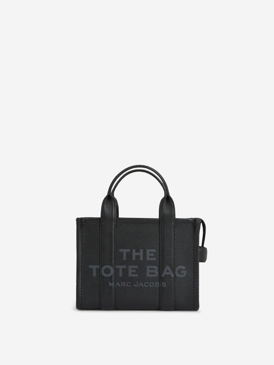 Marc Jacobs Mini Tote Leather Crossbody Bag in Black | Lyst