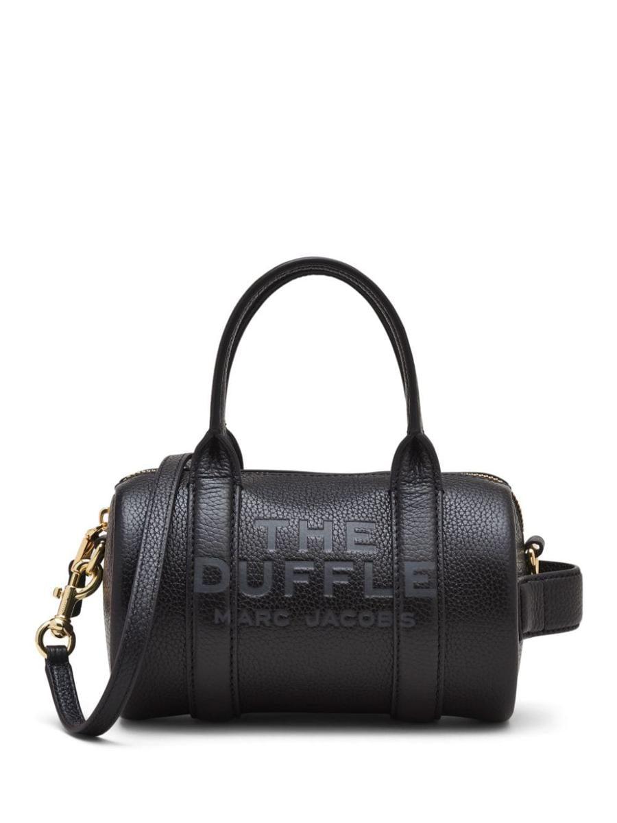 Marc Jacobs The Mini Leather Duffle Bag in Black | Lyst