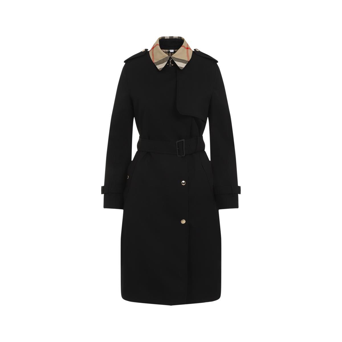 Burberry Coat in Black | Lyst