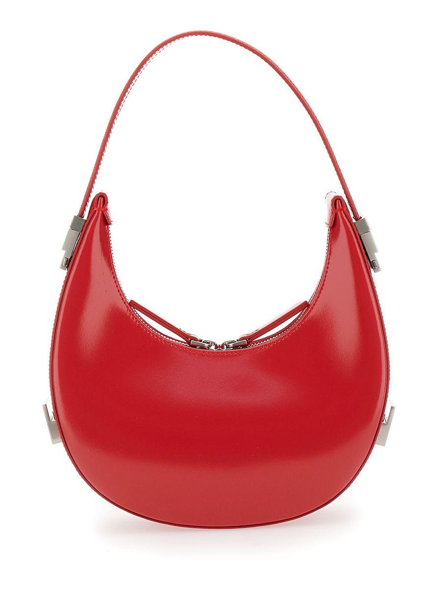 OSOI 'mini Toni' Red Handbag With Engraved Logo In Leather Woman | Lyst