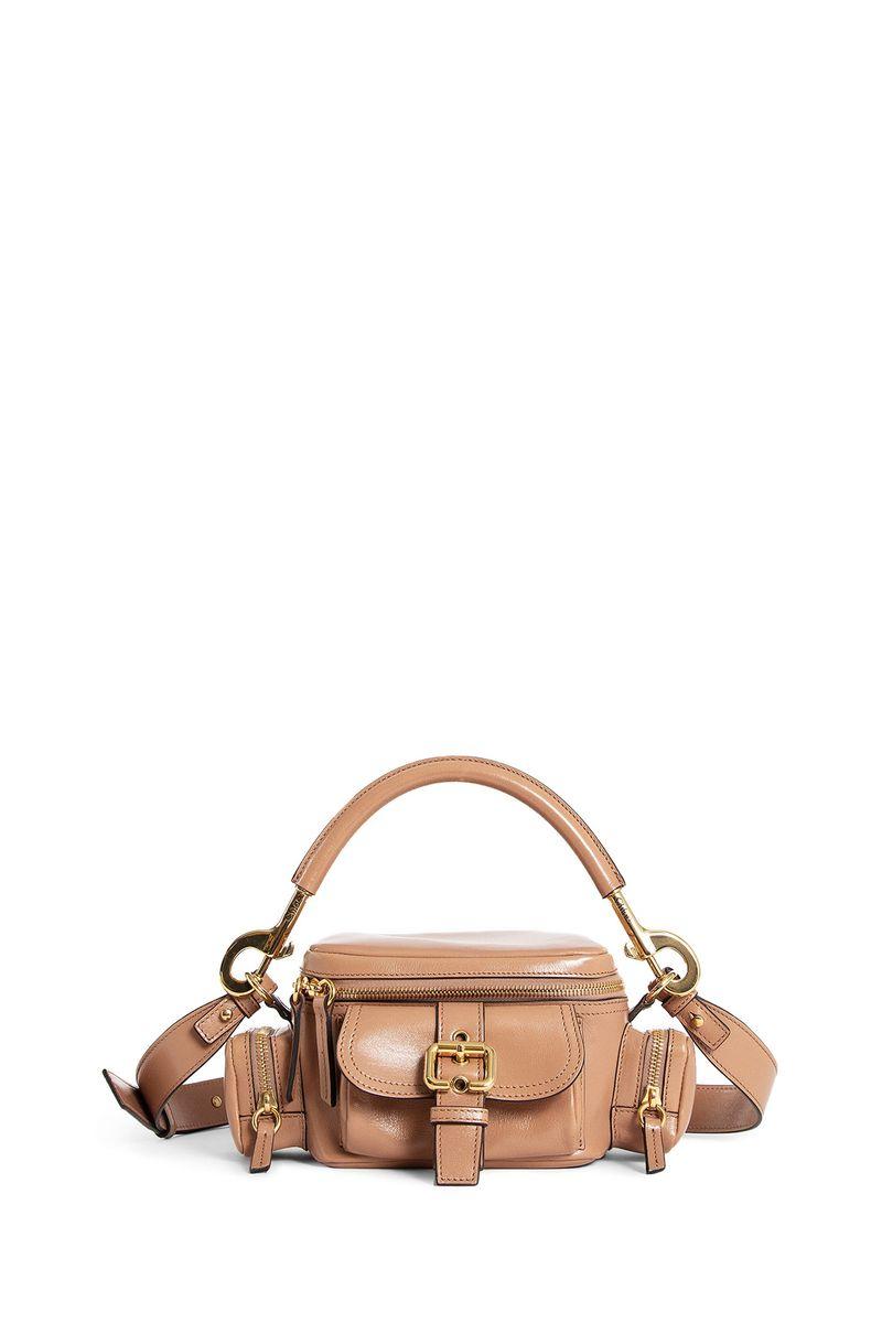 Chloé Camera Bag Small Leather Shoulder Bag in Natural | Lyst