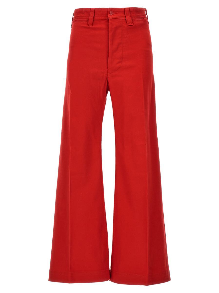 Polo Ralph Lauren Fla Pants in Red | Lyst