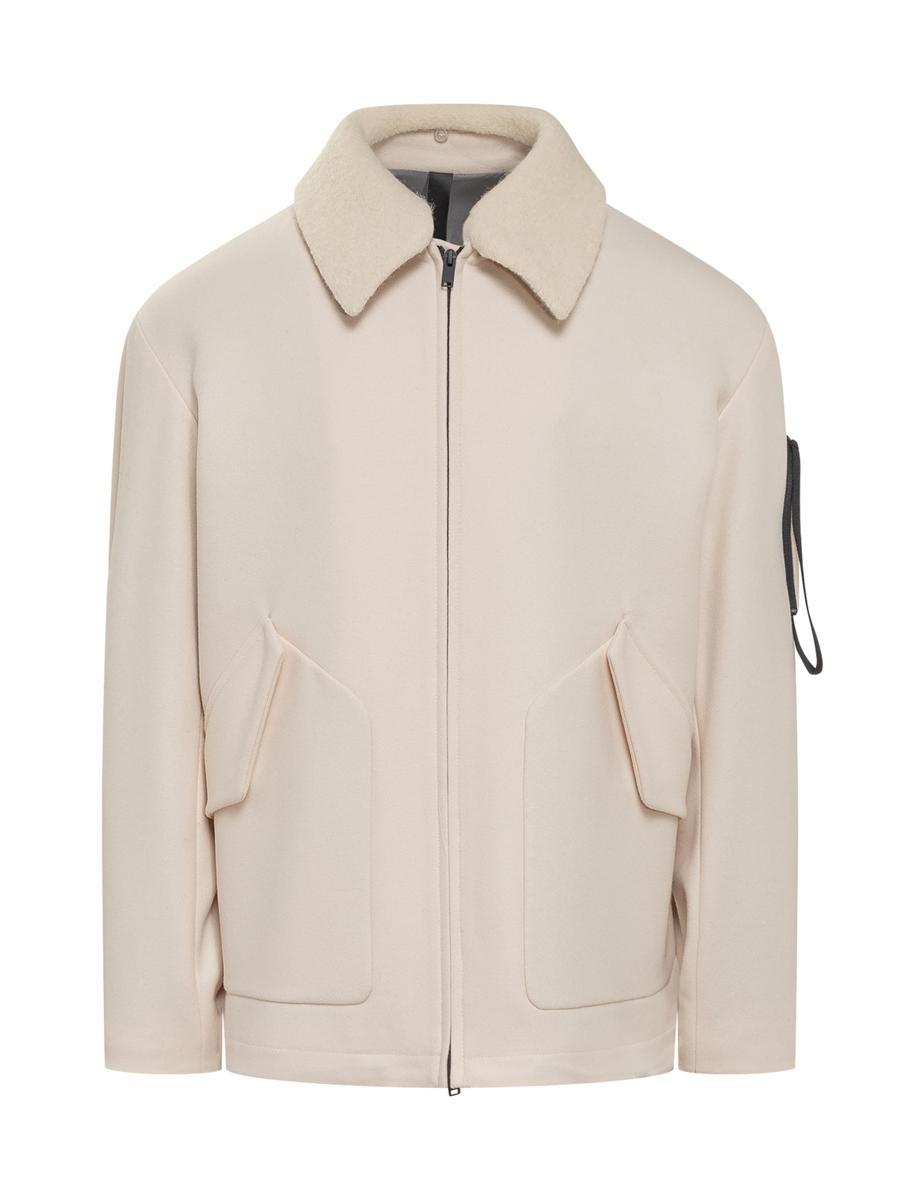 Hevò Hevo Jacket With Pockets in Natural for Men | Lyst