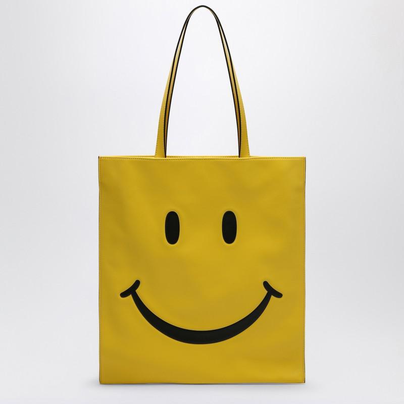 Moschino Nappa Smiley Bag in Yellow | Lyst