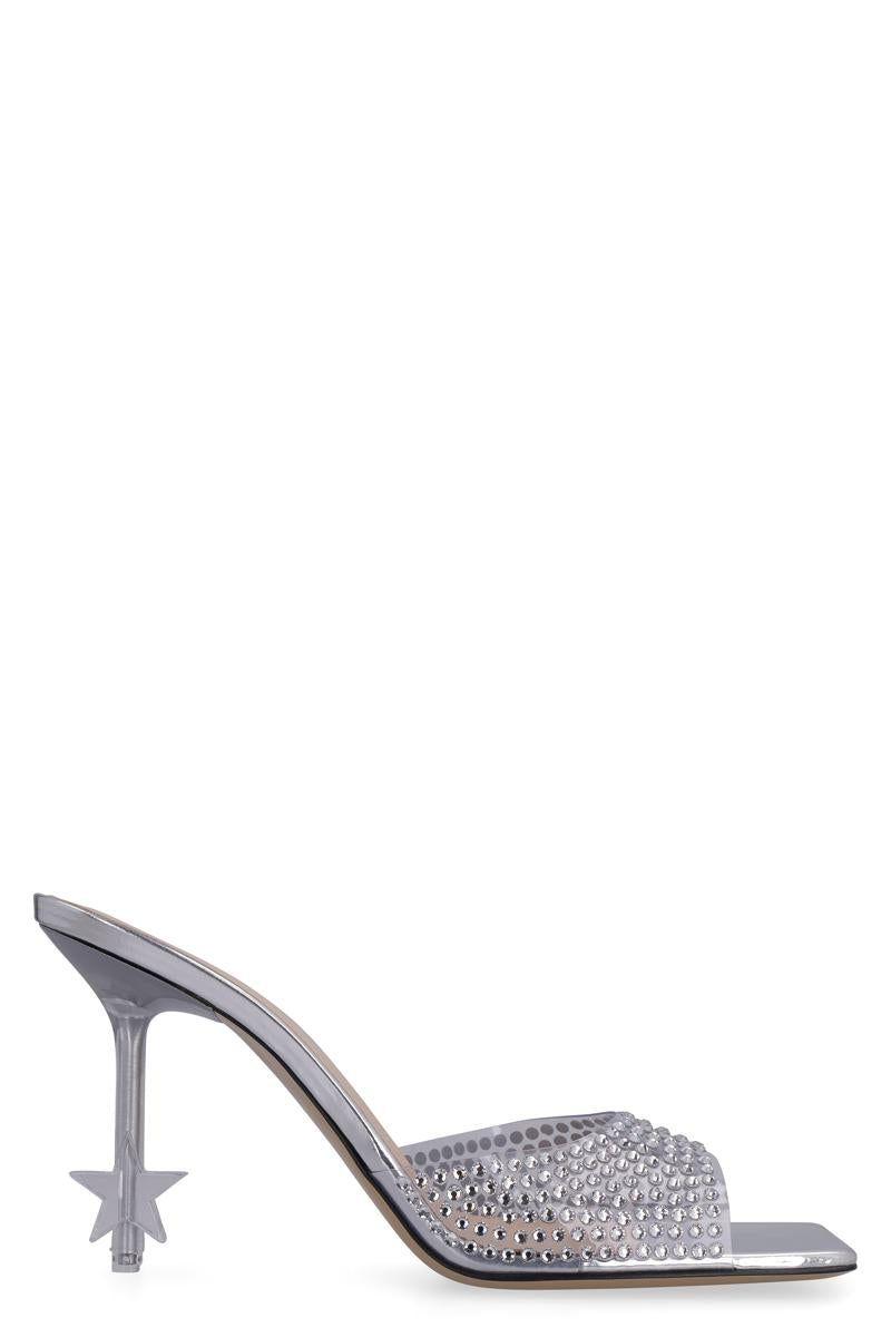 Mach & Mach Pvc Mules in Metallic | Lyst