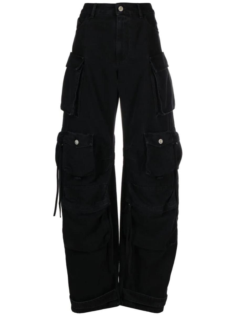 The Attico Oversized Cargo Jeans in Blue | Lyst