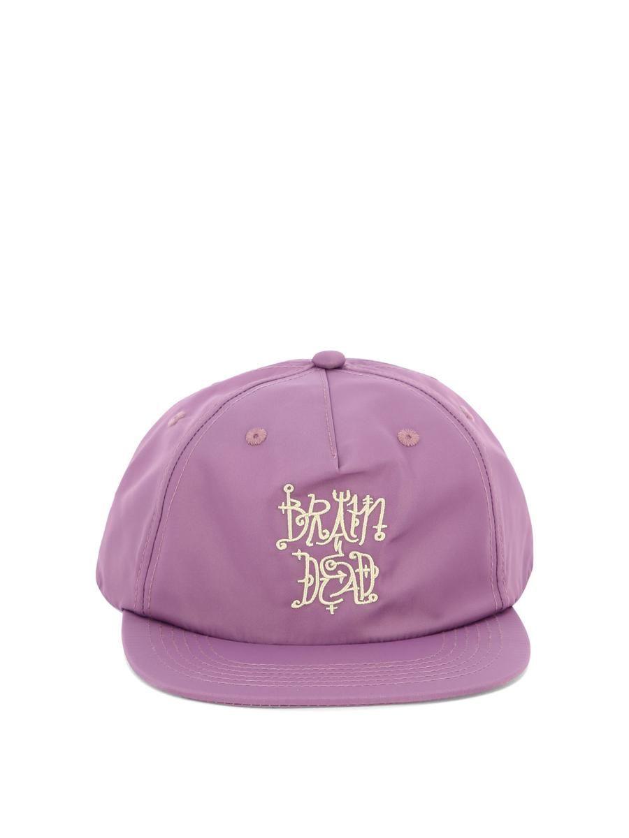 Brain Dead "scripture" Trucker Hat in Purple for Men | Lyst
