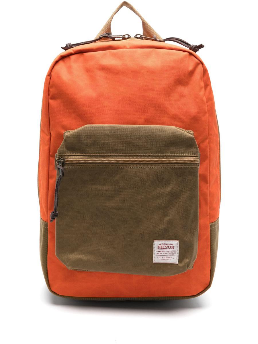 Filson Surveyor 25L Backpack Bags in Orange for Men | Lyst