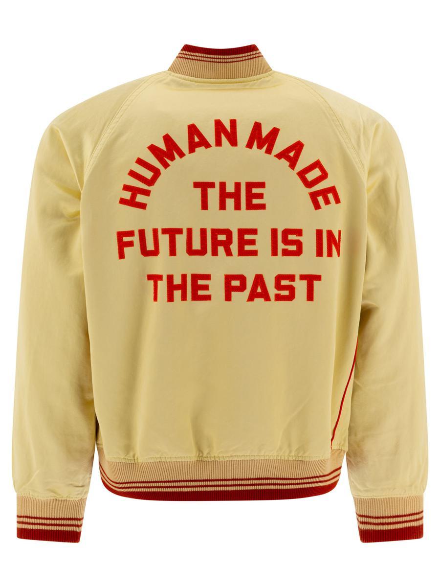 Human Made "Stadium" Bomber Jacket in Gray for Men | Lyst