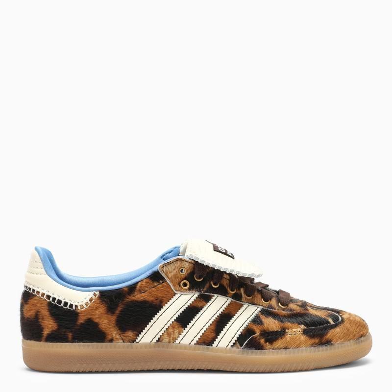 adidas Originals Animalier Leather And Fabric Trainer in Brown for Men ...
