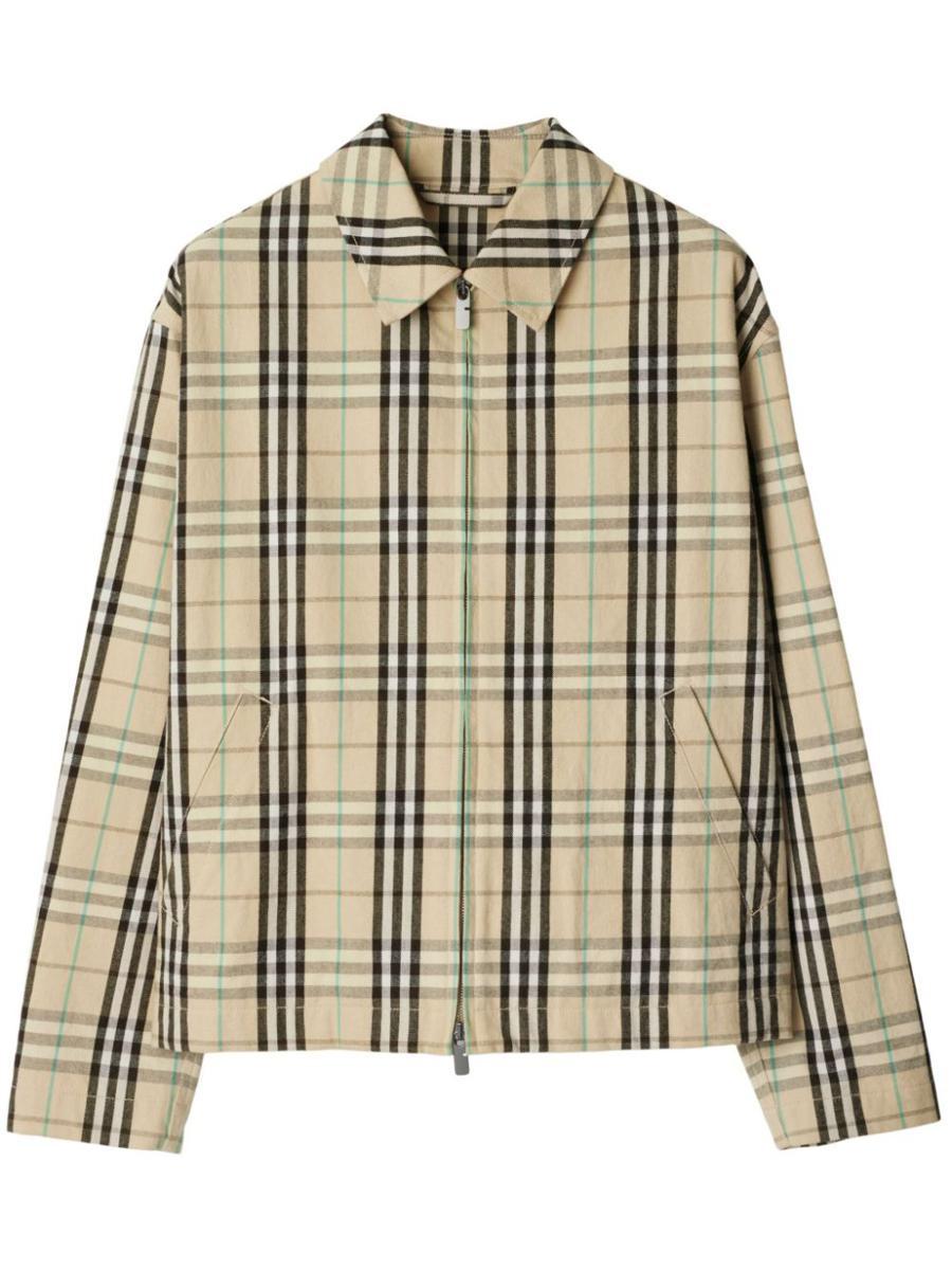 Burberry "Check" Vintage Jacket in Metallic for Men | Lyst