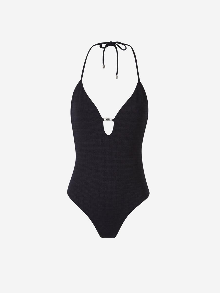 Givenchy Monogram Logo Swimsuit in Blue | Lyst
