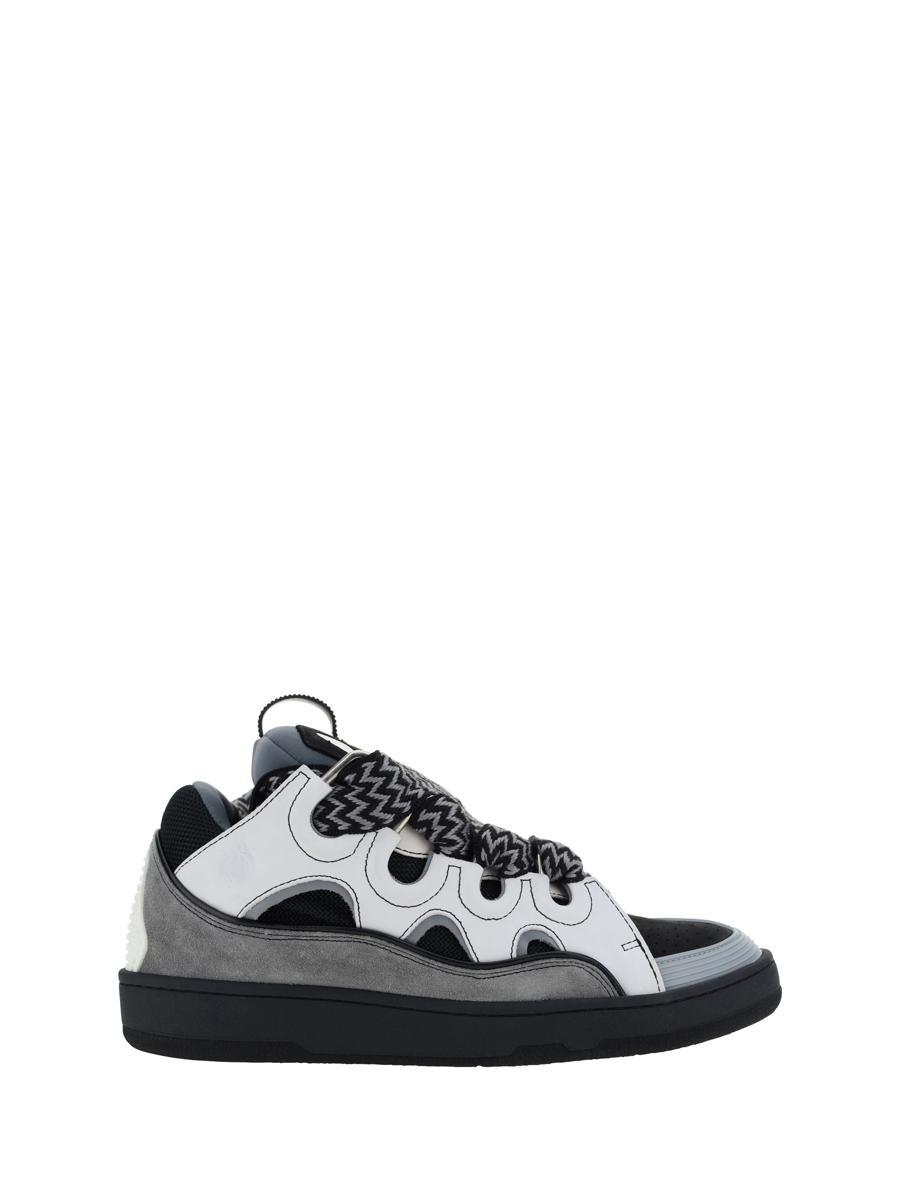 Lanvin Curb Sneakers in White for Men | Lyst