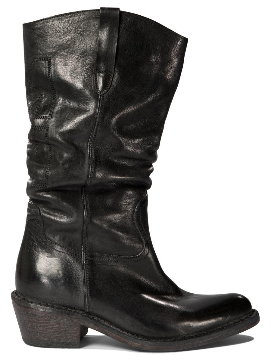 Moma "Cowboy" Cowboy Boots in Black | Lyst