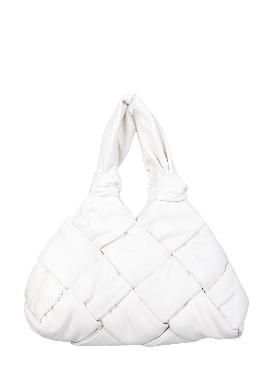 Bottega Veneta Padded Bag in White | Lyst UK