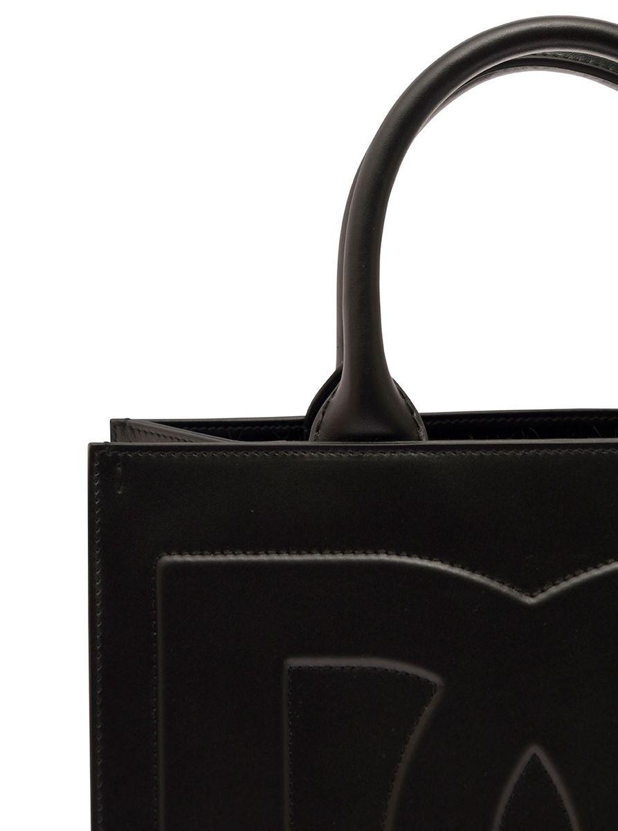 Dolce & Gabbana 'Dg Daily Medium' Handbag With Dg Logo Detail in Black ...