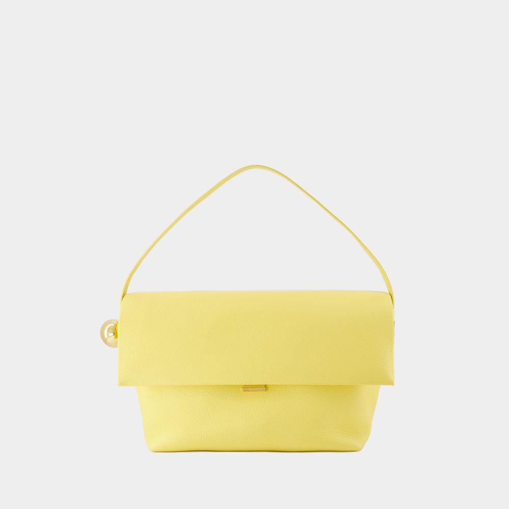 Jacquemus Le Grand Rond Carre Bag in Yellow | Lyst