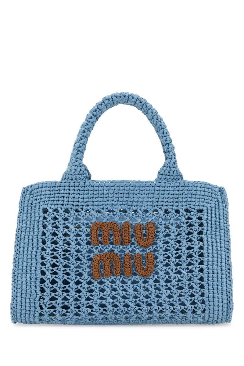 Miu Miu Handbags in Blue | Lyst