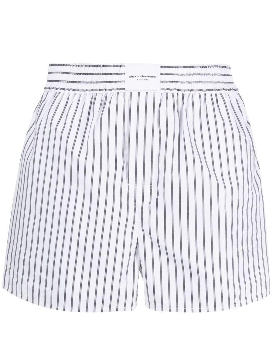 Alexander Wang Classic Boxer Clothing in White | Lyst