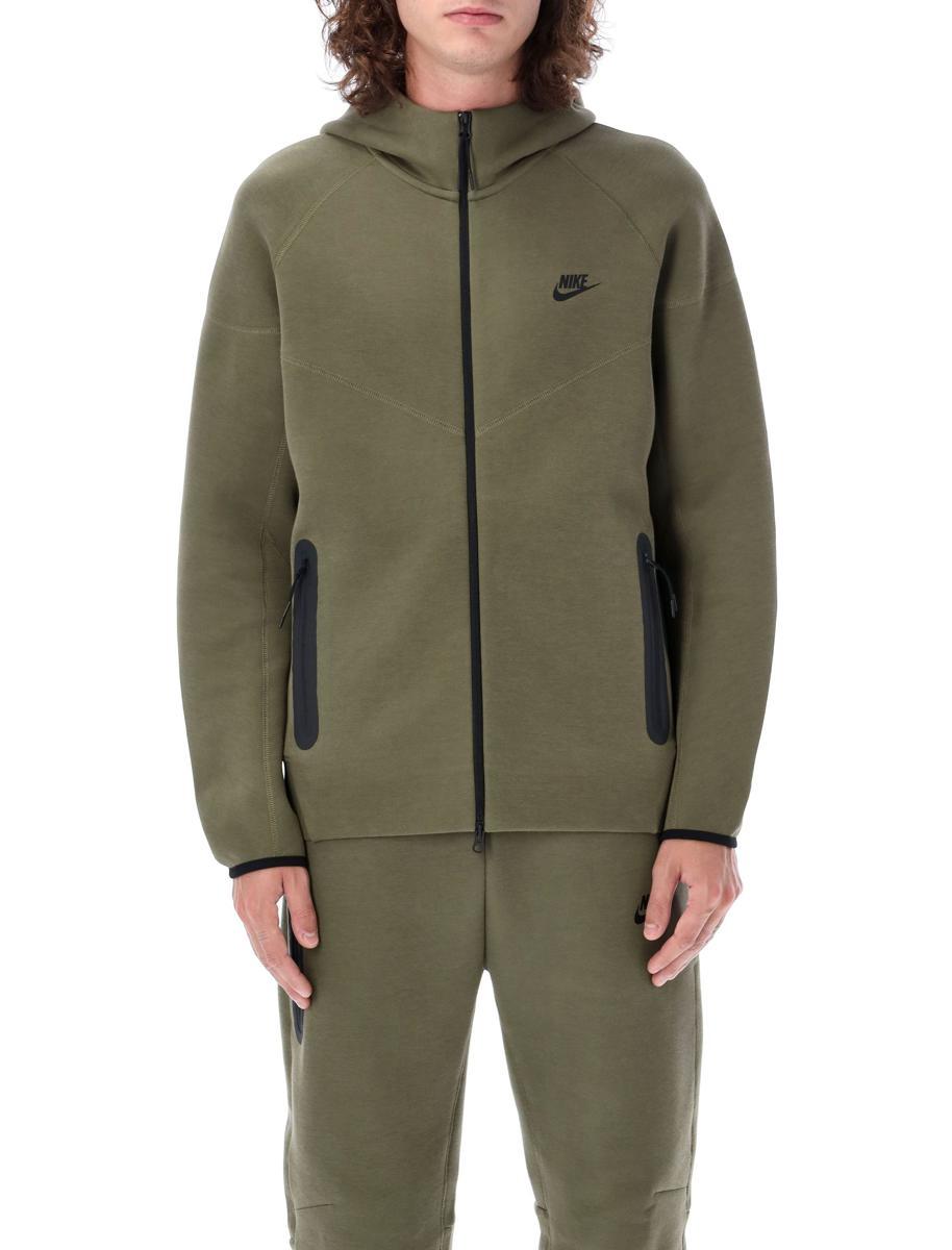 Nike Sportswear Tech Fleece Windrunner Full-zip Hoodie Cotton/polyester ...