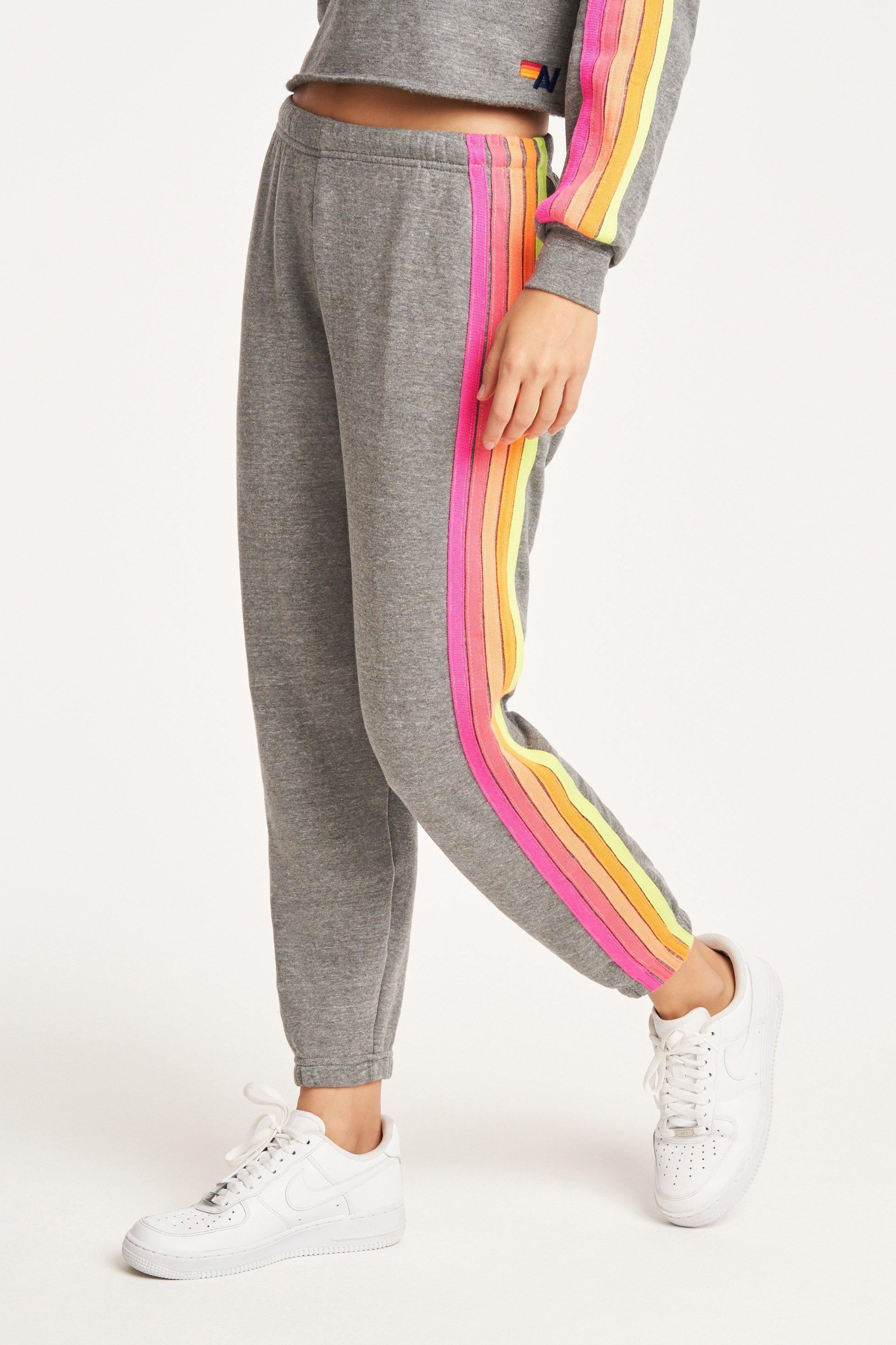 Aviator Nation Cotton 5 Stripe Sweatpant - Lyst