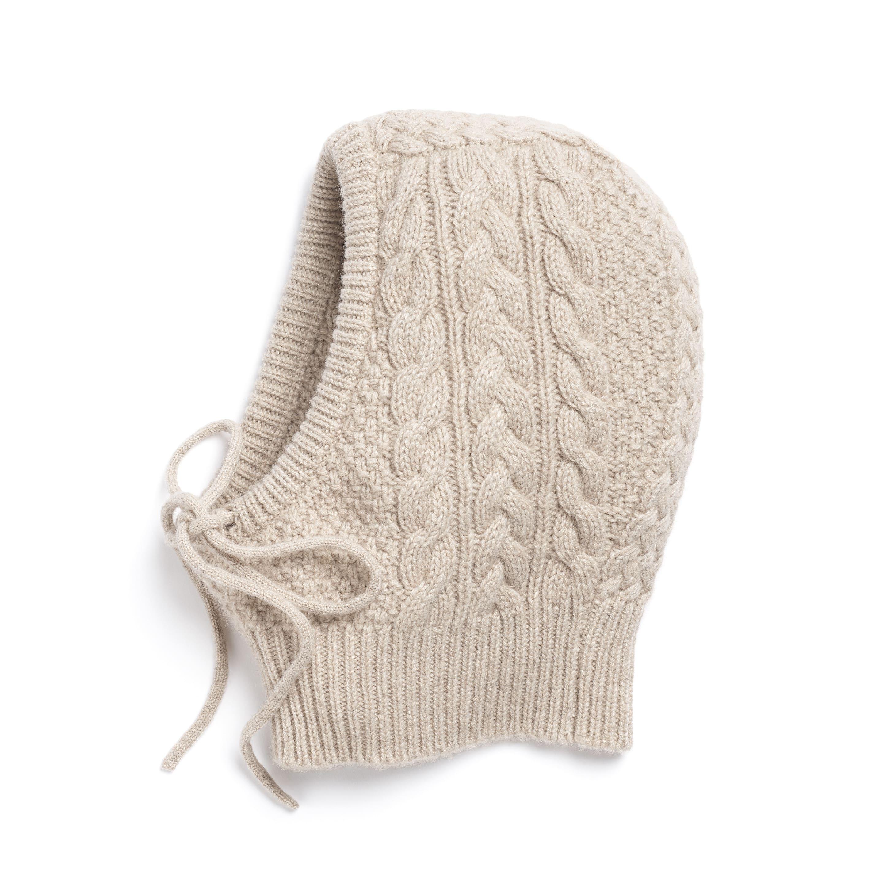 Barrie Cashmere Balaclava in Natural | Lyst UK
