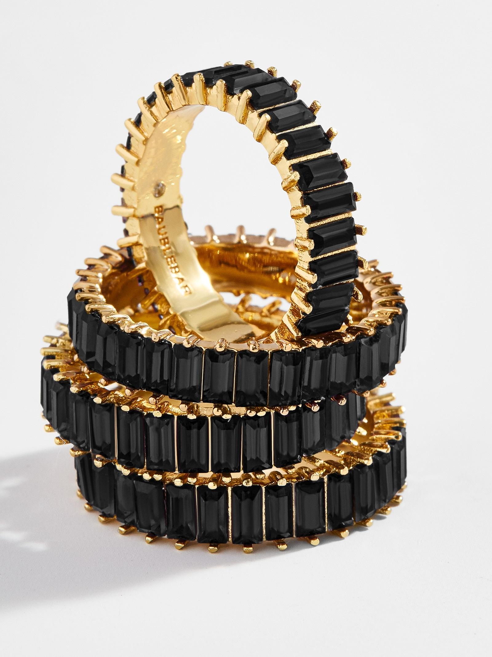 BaubleBar Mini Alidia Ring in Black - Lyst